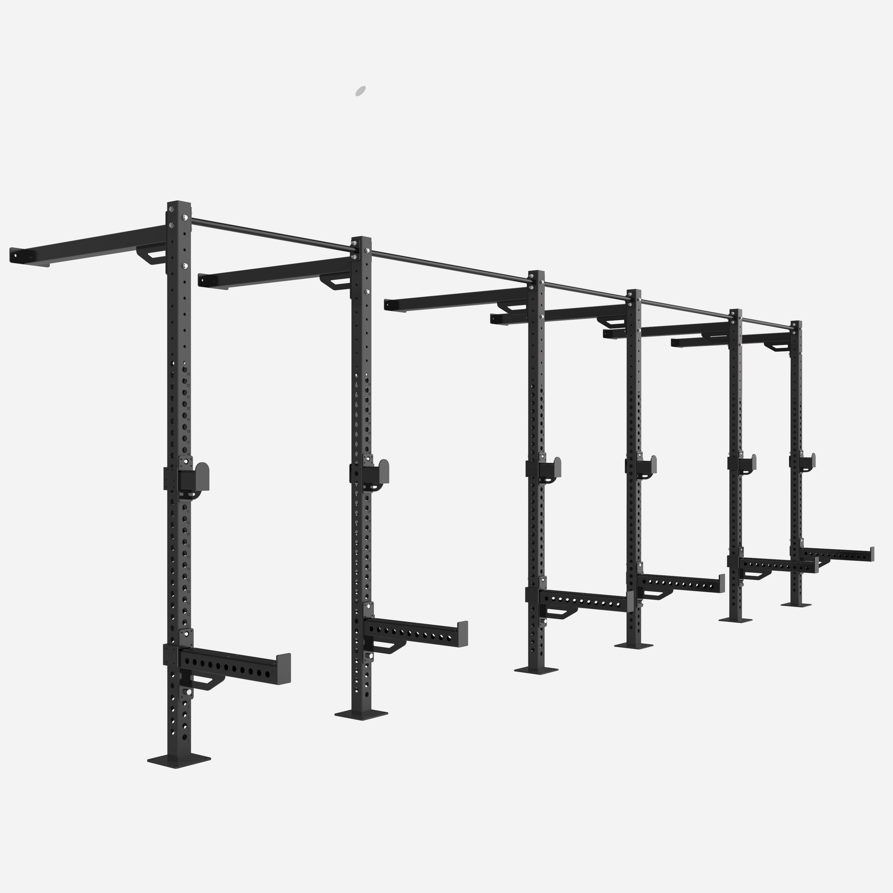 EV92 Wall-Mounted Half Rack 5-Bay Straight Grip
